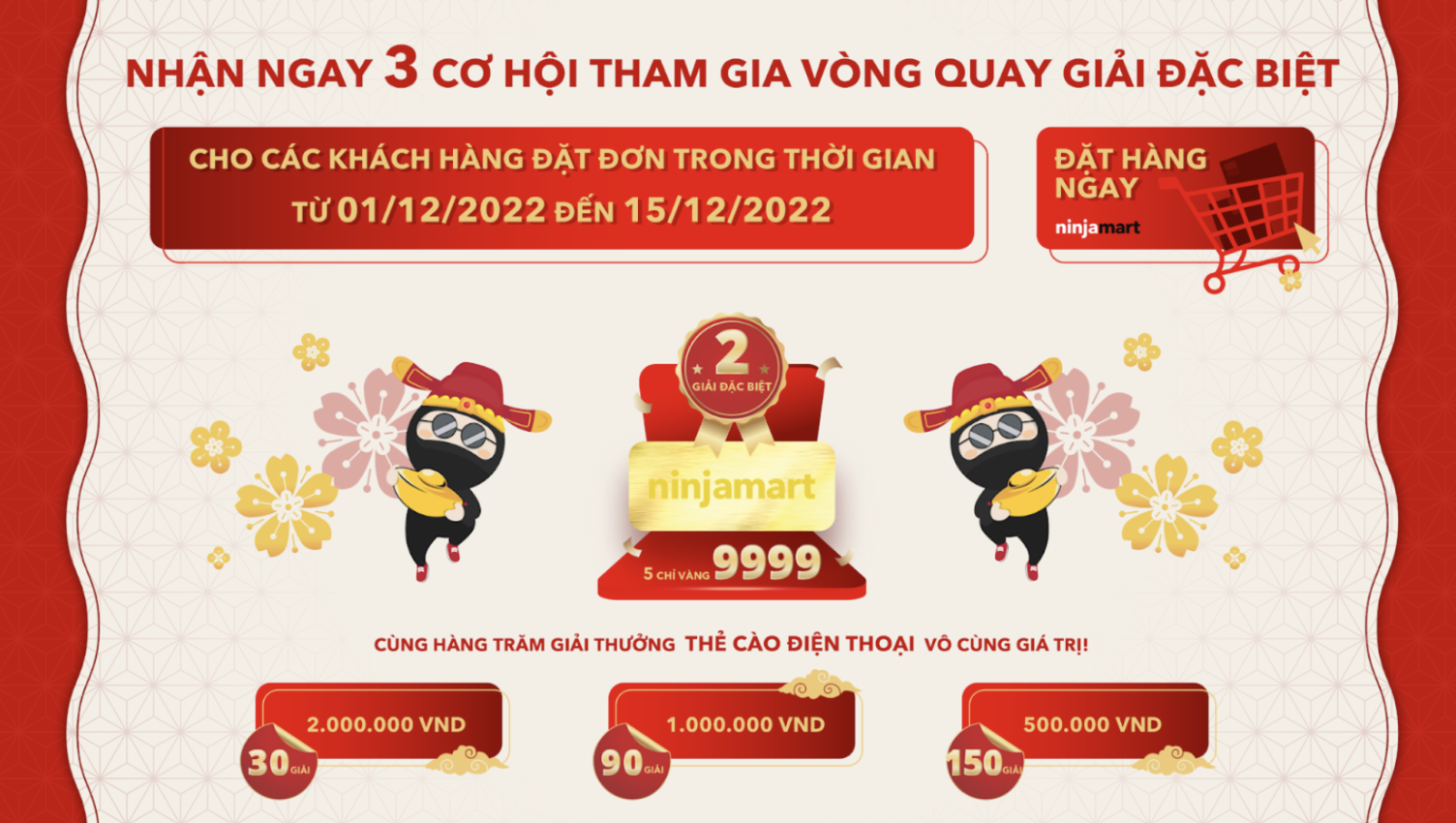 Ninja Mart Celebrates Tet With Grand Prize Gold Winners - Ninja Mart